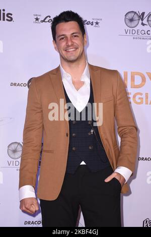 Carlos Gatica poses for photos during a red carpet of 'Cindy la Regia ...