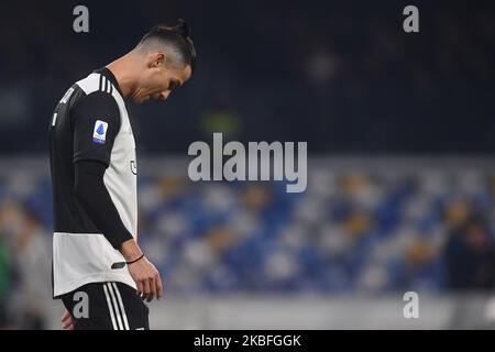 Cristiano Ronaldo of Juventus looks dejected during the UEFA Champions ...