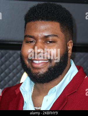Khalid arrives at the 62nd annual Grammy Awards at the Staples Center ...