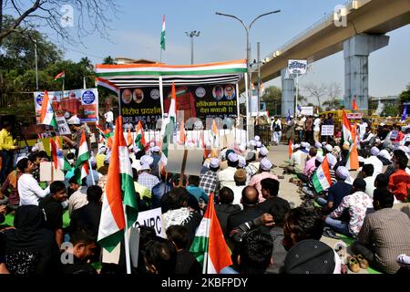 Nagpur, India. 29, Jan 2020. People gather for massive protest against ...