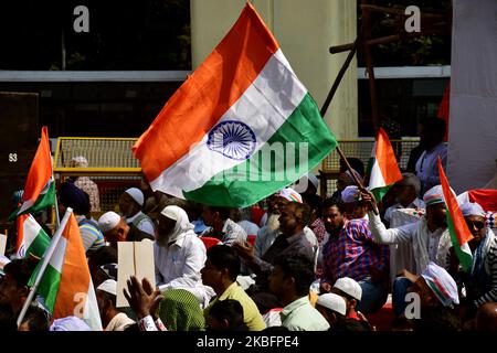 Nagpur, India. 29, Jan 2020. People gather for massive protest against ...