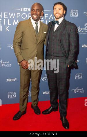 Jimmy Akingbola attends the Newport Beach Film Festival UK Honours 2020 ...