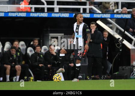 Valentino Lazaro of Newcastle United during the Premier League match ...