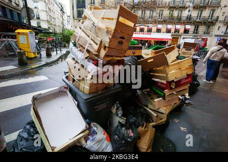For several days, the effects of the garbage strike have been visible ...