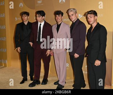 (L-R) Elevator Boys - Luis Freitag, Tim Schaecker, Jacob Rott, Julien ...