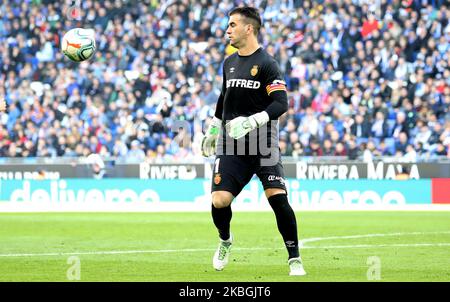 Manolo Reina of RCD Mallorca during the La Liga match between FC ...
