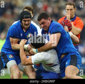 Francois Cros of France during the Guinness Men’s Six Nations Rugby ...