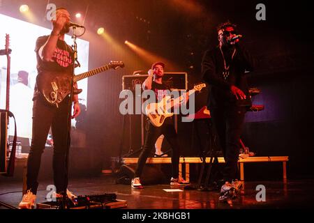 Portuguese Rapper Plutonio performs on stage in Hard Club, on February ...