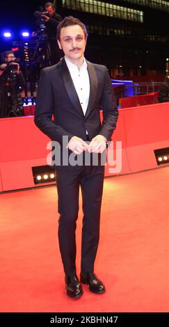 Franz Rogowski (german actor) at Berlinale for the premiere "Transit ...