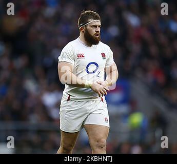 Luke Cowan-Dickie of England during the 2025 Guinness 6 Nations match ...