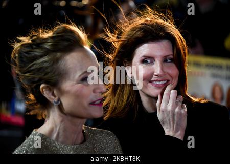 Kristin Scott Thomas and Sharon Hogan (L) attends the Military Wives UK ...