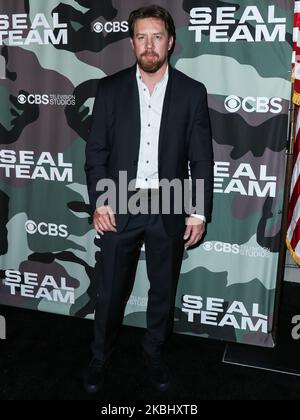 Tyler Grey attending the Seal Team Season 3 Winter Premiere in Los ...