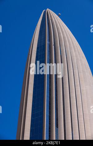 National Bank of Kuwait tower, designed by Norman Forster and Partners ...