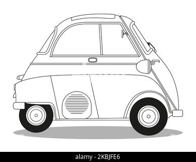An old compact German car Stock Vector Image & Art - Alamy