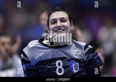 Cristina Neagu of CSM Bucharest in action during EHF Champions League ...