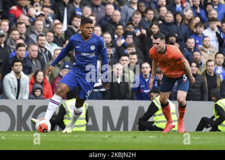Tino Anjorin during the Premier League match between Chelsea and ...