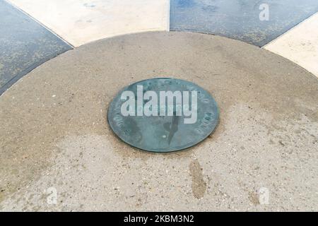 Plaque at Britains most Easterly Point, Lowestoft Suffolk 2022 Stock ...