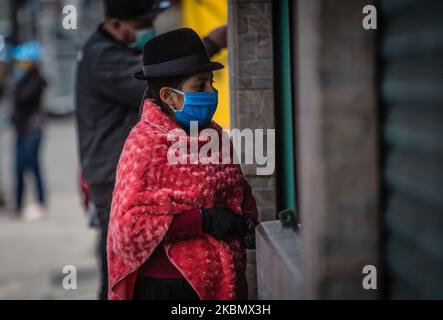 A general view of Quito, Ecuador, on April 24 2020 during the ...