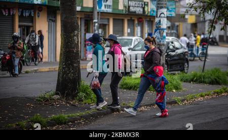 A general view of Quito, Ecuador, on April 24 2020 during the ...