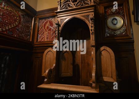 A view of the monastery complex of the Sisters of Our Lady of Mercy in Krakow, seen on the eve ...