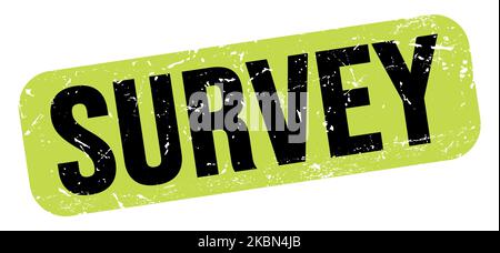 SURVEY text written on green-black lines stamp sign Stock Photo - Alamy