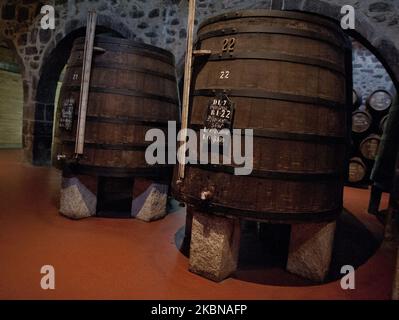 Calem port wine cellars, in Porto, Portugal, Port wine. These wines ...