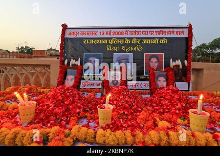 Police officials pay tribute to martyr policemen of 2008 Jaipur serial ...
