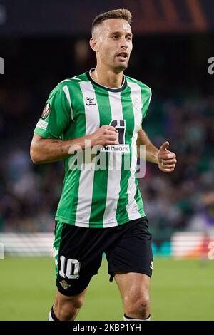 Seville, Spain. 03rd, November 2022. Lucas Lingman (8) of HJK Helsinki ...