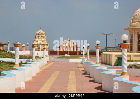 Sri Adhi Sankarar Temple in Kanyakumari, Tamil Nadu, India. (Photo by ...