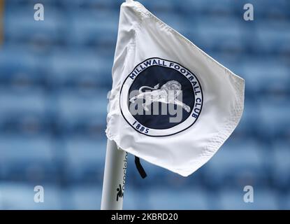 Derby County corner flag during the Derby County v Leeds United ...
