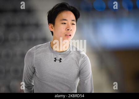 WESLEY CHIU (CAN), during Men Free Skating, at the ISU Grand Prix of ...