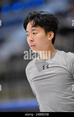 WESLEY CHIU (CAN) during Men Practice, at the ISU Grand Prix of Figure ...