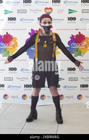 Spanish singer Paco Clavel attends 'MADO, Madrid Orgullo Online 2020 ...