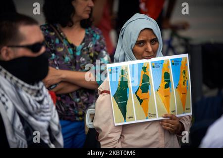 Trump Peace Plan Map Stock Photo - Alamy