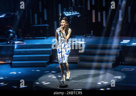 Nina Zilli performs live in Milan, Italy, on May 4 2015 (Photo by Mairo ...