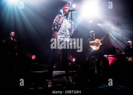 Imany, real name Nadia Mladjao, performs live in Milano, Italy, on ...