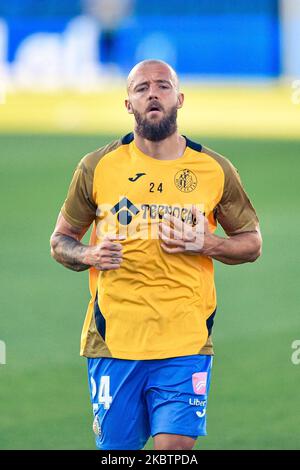 David Timor of Getafe C.F during the La Liga match between Deportivo ...