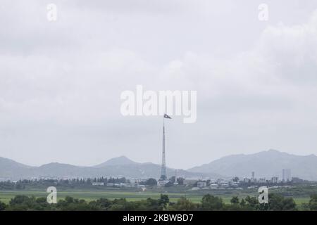 View of DMZ from Paju This photo taken on Jan. 11, 2026, shows a view ...
