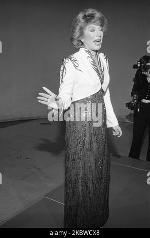 Vikki Carr at A Gift Of Music Concert Benefit on April 25, 1981 at ...