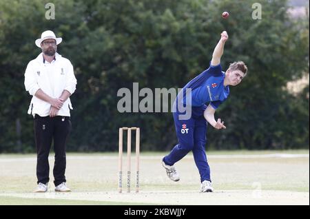 Ollie Todd of Sheffield CC during Shepherd Neame Essex Cricket League ...