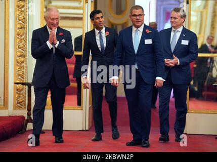 King Charles III with CEO of the Sustainable Markets Initiative ...