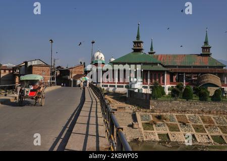 A Muslim man walks in Sopore Town of District baramulla, Jammu and ...