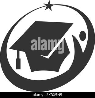 scholar student success logo Icon Illustration Brand Identity Stock ...