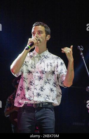 The Italian singer-songwriter Diodato, performed on the stage of the ...