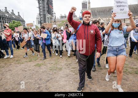 Youth protests at Parliament square against a new exam rating system ...