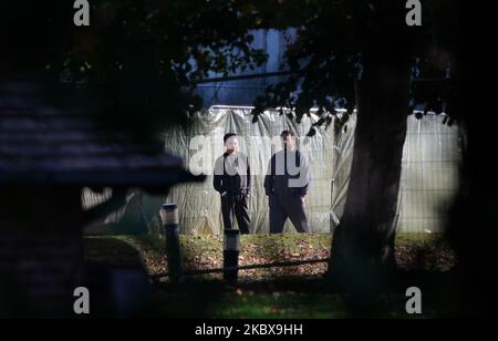 People thought to be migrants inside the Manston immigration short-term ...