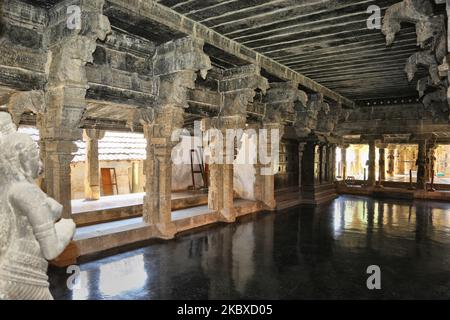 Navarathri Mandapam (performance hall) at the Padmanabhapuram Royal ...