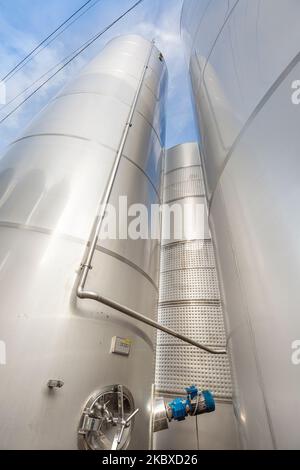 Cider storage vats Stock Photo - Alamy