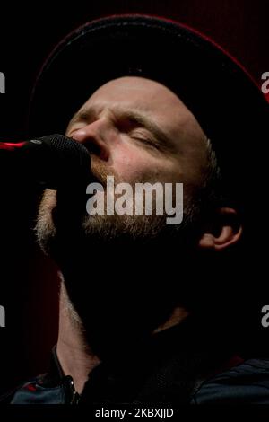 Neil Primrose of the Scottish rock band Travis performs in concert at ...