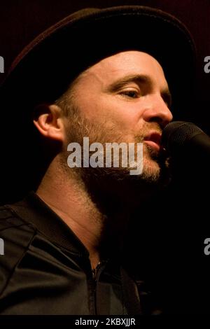 Neil Primrose of the Scottish rock band Travis performs in concert at ...